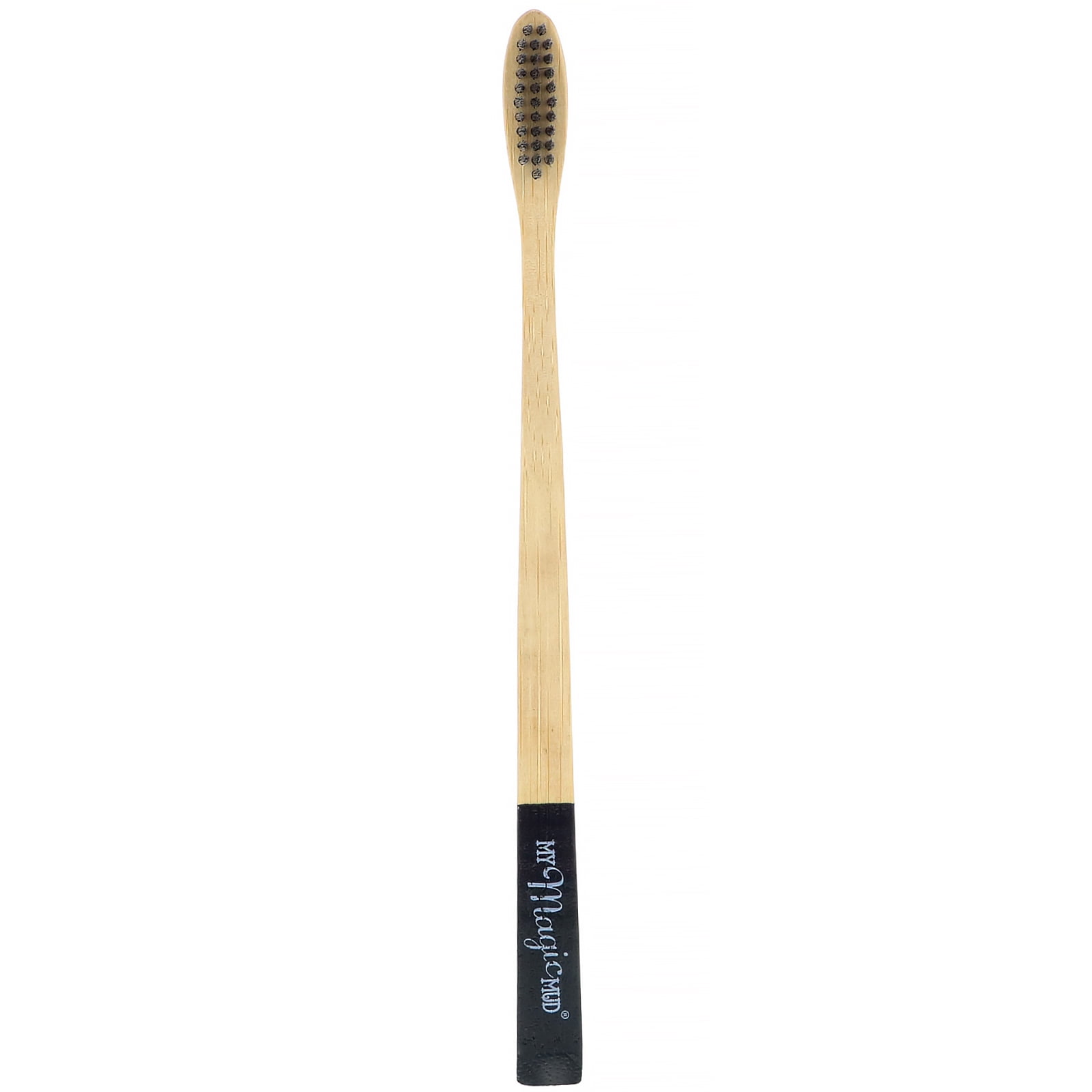 My Magic Mud Bamboo Toothbrush, Activated Charcoal Infused Soft ...