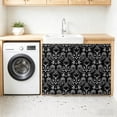 Boho Floral Cabinet Curtains 11" W x 13" L Abstract Art Flower Bohemian ...