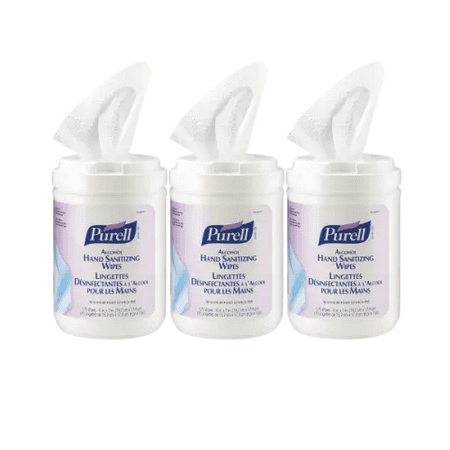 PURELL® Alcohol Hand Sanitizing Wipes 175 Count Canister (3-pack ...
