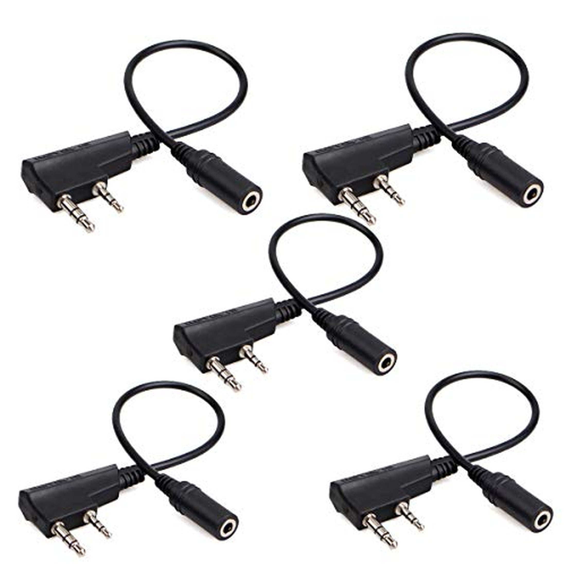 Walkie Talkie Earpiece Adapter Set for 2 Pin to 3.5mm Headsets - Walmart.ca