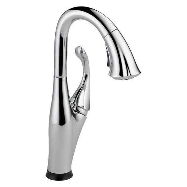 Delta Addison Single Handle Pull-Down Bar / Prep Faucet with Touch2O ...