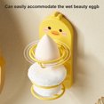 Cheers US 2pcs/set Cute Duck Holder Makeup Sponge Holder Wall Mounted ...