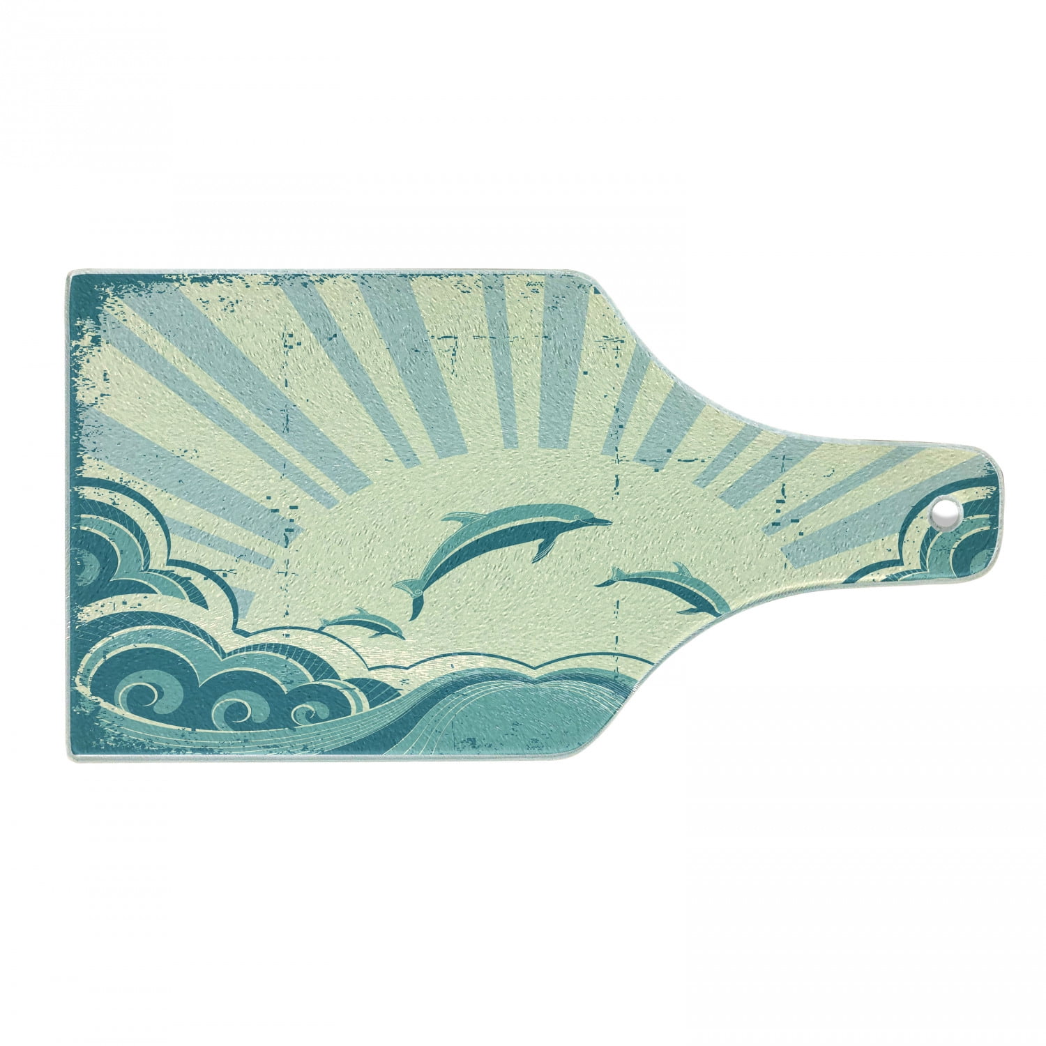Dolphin Cutting Board, Nautical Inspirations in Dolphins with Rising ...