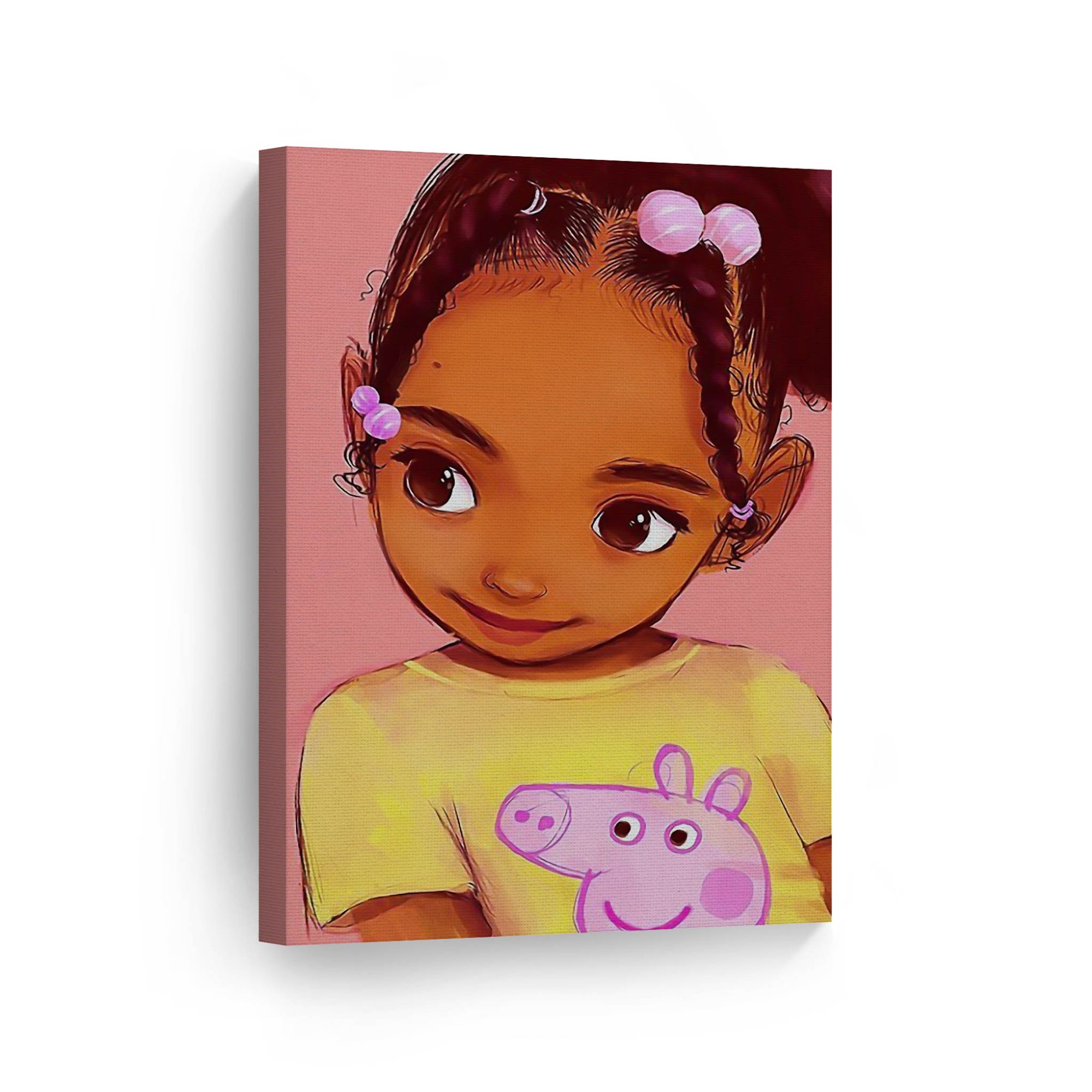 Little Black Girl Drawing