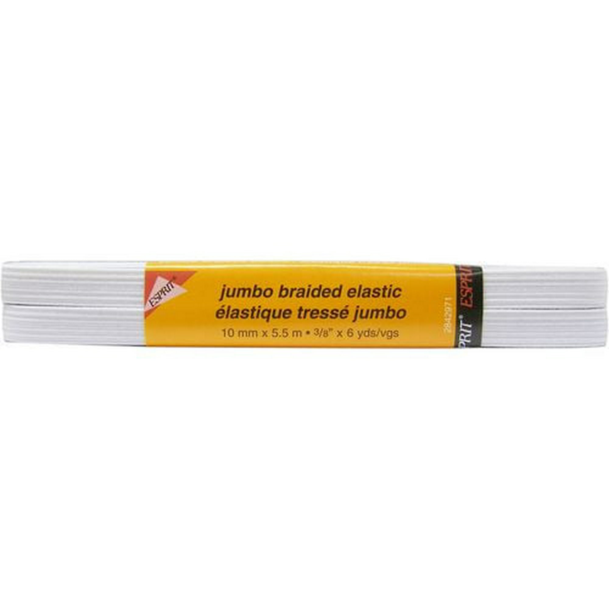 Click here for Unique Creativ White Jumbo Braided Elastic 10 Mm X... prices