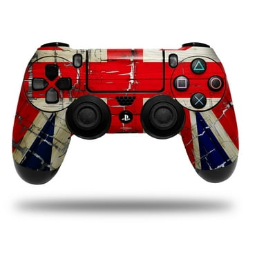 Skin Wrap for Sony PS4 Dualshock Controller Ripped Colors Hot Pink Neon ...