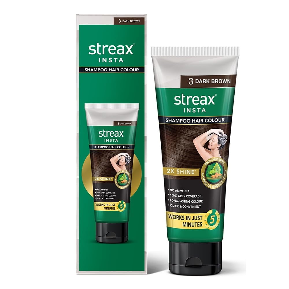 Click here for Streax Insta Shampoo Squeeze Pack Hair Colour For... prices