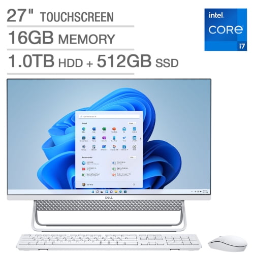 Dell Inspiron 27 7000 Series All-in-One Touchscreen Desktop - 11th Gen ...
