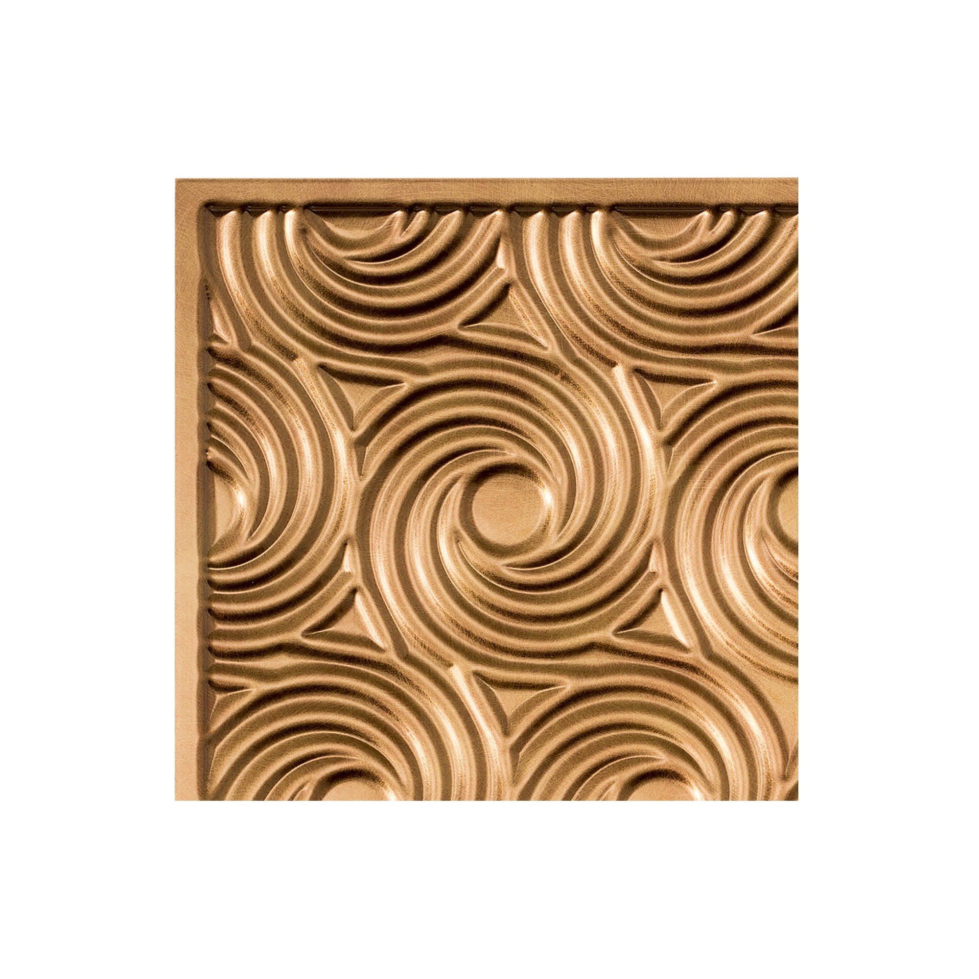 FASÄDE Easy Installation Cyclone Cyclone Antique Bronze Glue Up Ceiling ...
