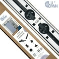 Lubann Big Wheel Style Sliding Wood Track Kit Barn Door Hardware ...