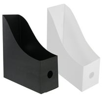 Universal Recycled Plastic Magazine File, 3 x 10 x 11.88, Black ...