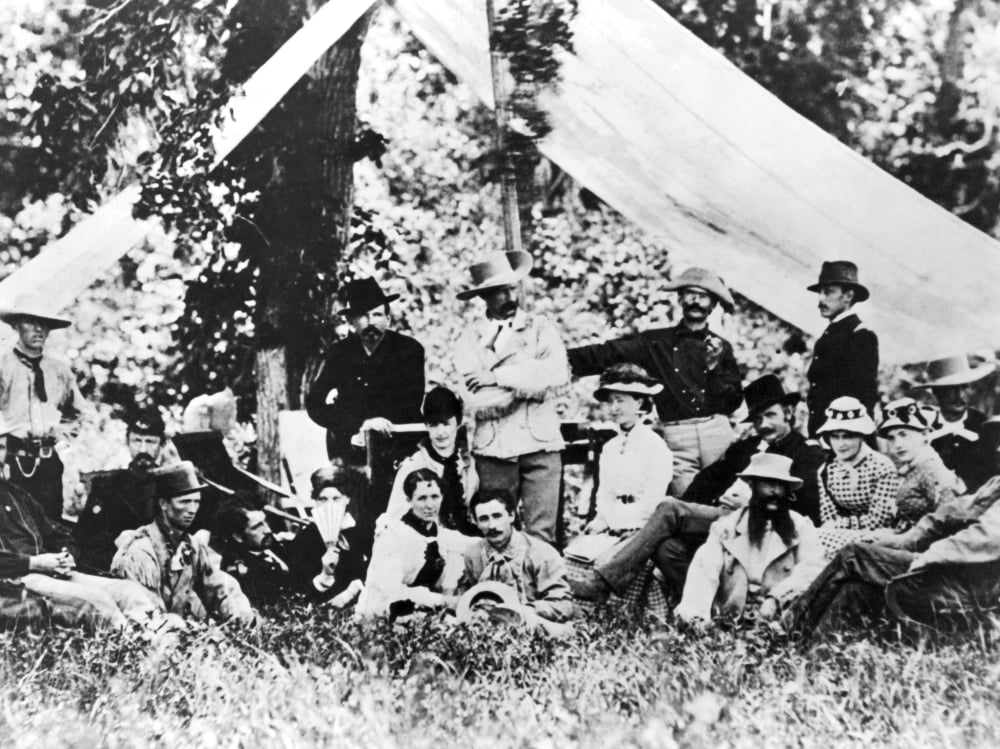 George Custer (1839-1876). /Namerican Army Officer. Custer (Center In ...