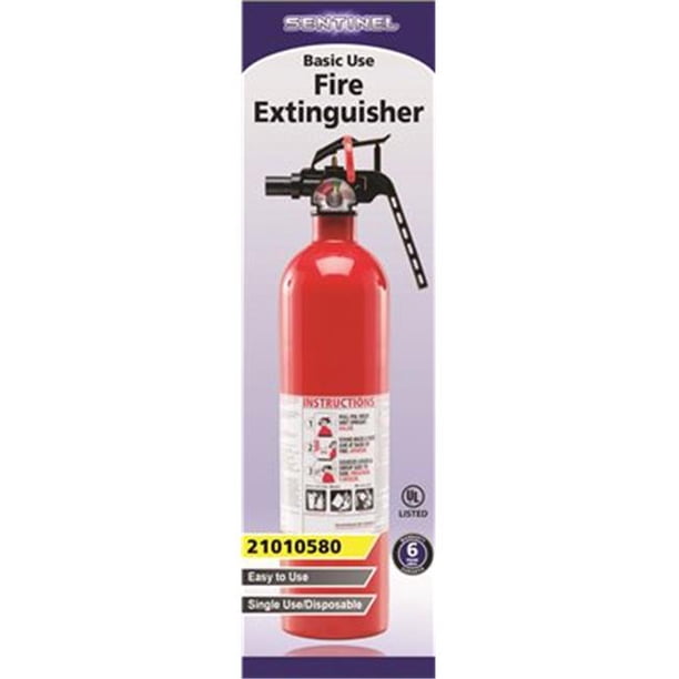 21010580-N Kidde Sentinel Disposable Fire Extinguisher, 2.5 lbs ...