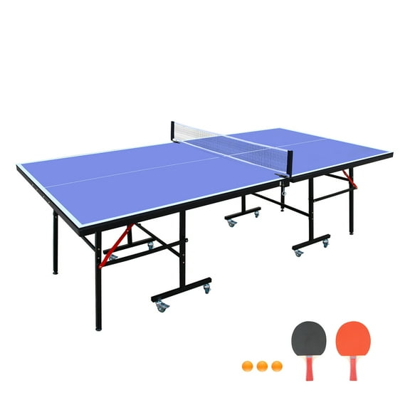 KL KLB Sport 8ft Midsize Table Tennis Table Outdoor Indoor, Foldable ...