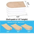 Heel Lifts for Leg Length Discrepancy, 4 Layers - Adjustable Orthopedic ...
