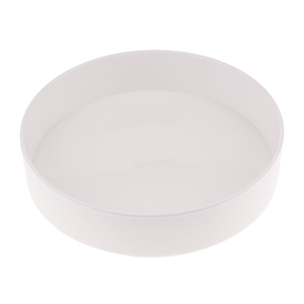 Ceramic Round Compote Planter Modern Decorative Centerpiece Bowl White ...