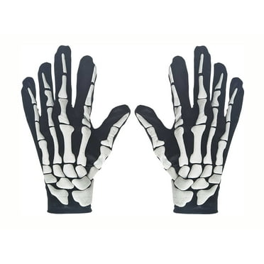 Wrist Bone Skeleton Gloves Adult Halloween Accessory - Walmart.com