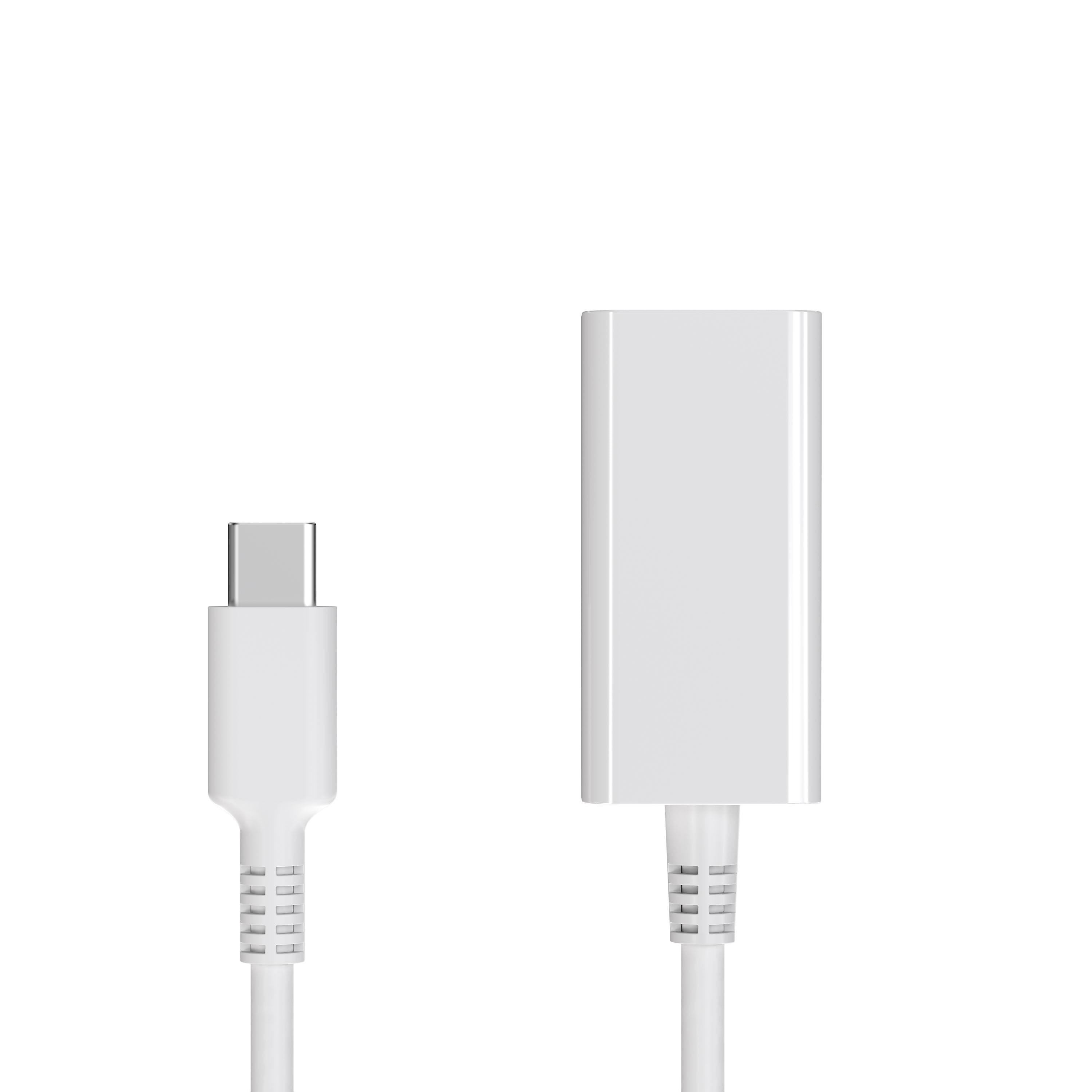 NXT Technologies NX52345 0.5' USB C/HDMI Audio/Video Adapter, White ...