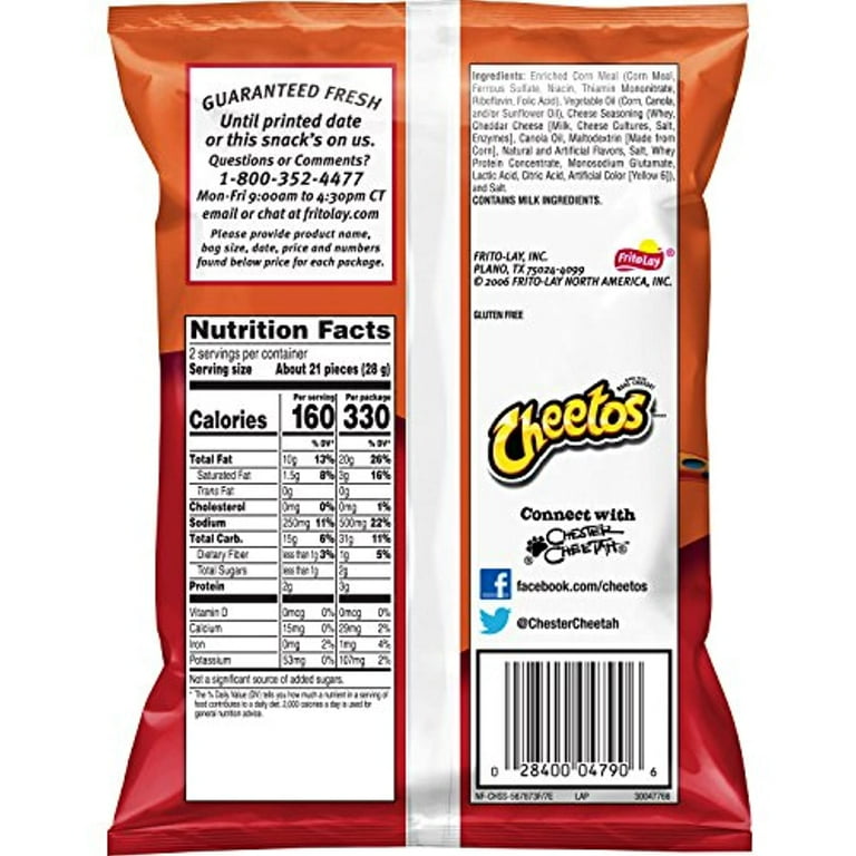 Cheetos Crunchy Cheese Flavored Snacks XXTRA Flamin' Hot, 44% OFF