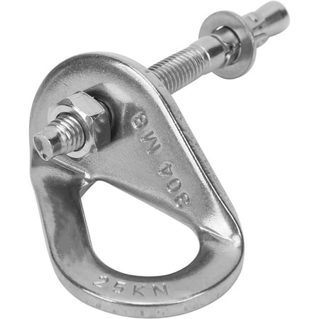 M8 Rock Climbing Anchor Screw Climbing Bolt Stainless Steel Eyebolt ...