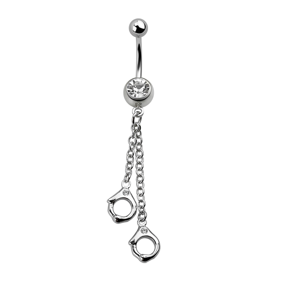 iJewelry2 Silver Tone Surgical Stainless Steel Belly Button Piercing ...