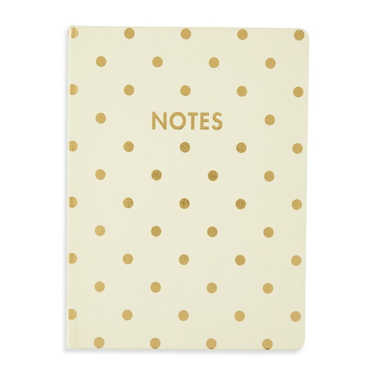 Planner 2017 Gold Polka Dot Pen+Gear Paper Hardcover Journal, 6" X 8",