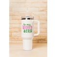 Bumpkit Tumbler with Handle and Straw, Perfect for Any Occasion, White ...