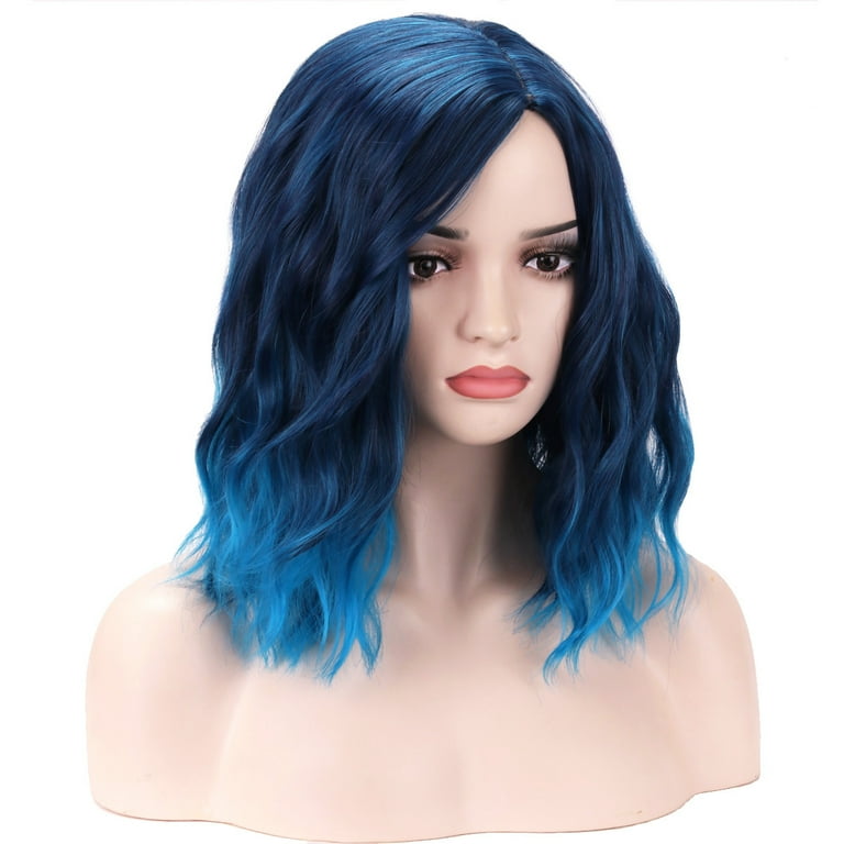 Black And Blue Layered Hair