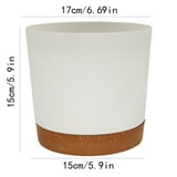 Spring Saving Clearance Plant Pots for Indoor Plants, 2 Pack 6.5 Inch ...