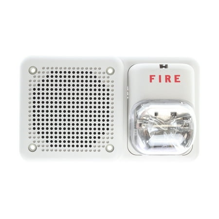 System Sensor SP3W1224MC SpectrAlert Wall Mount Speaker Strobe, 24V ...