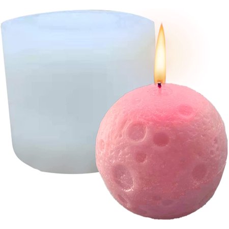 Moon Ball Molds, Moon Molds Silicone For Candles, Ball Shape Resin ...