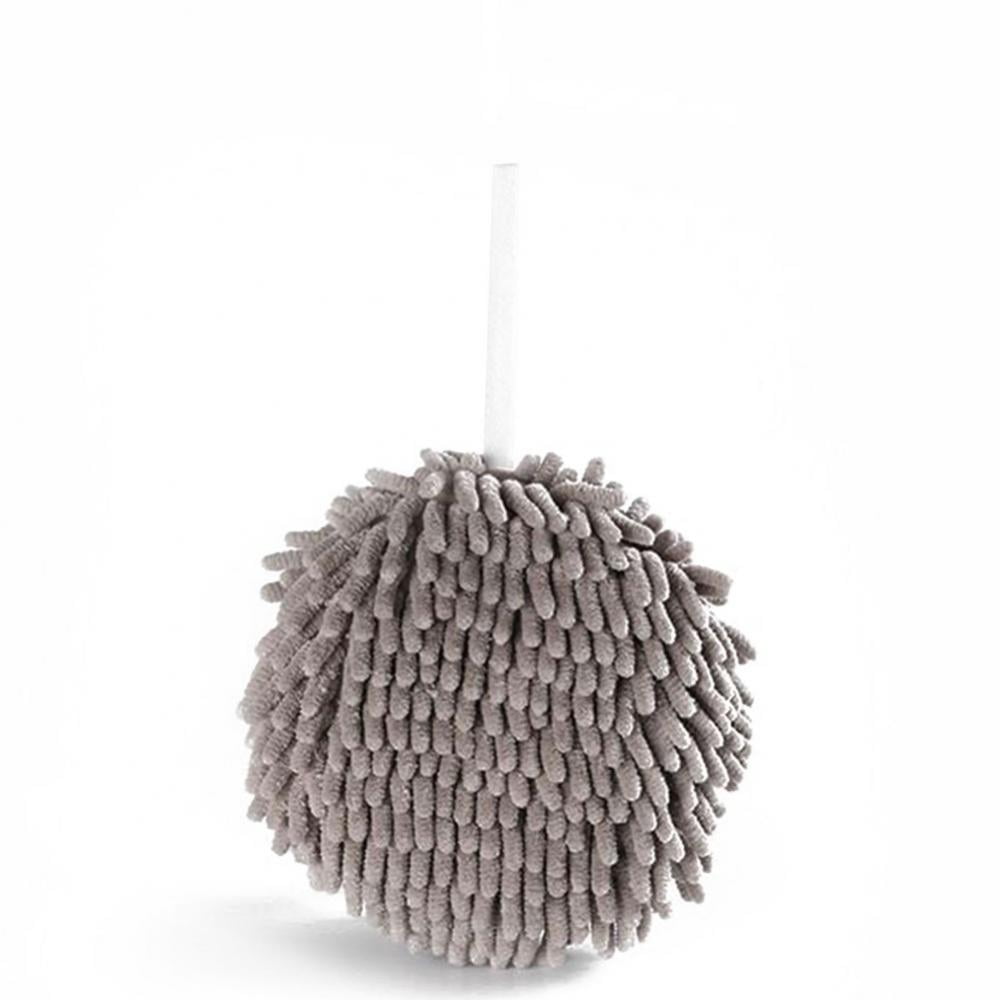 Bathroom Hand Towel, Chenille Fluffy Decorative Little Towel Ball Quick ...