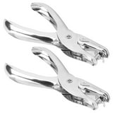 Handheld Punch Tool, Single Hole Punch Silver Professional For Punching ...