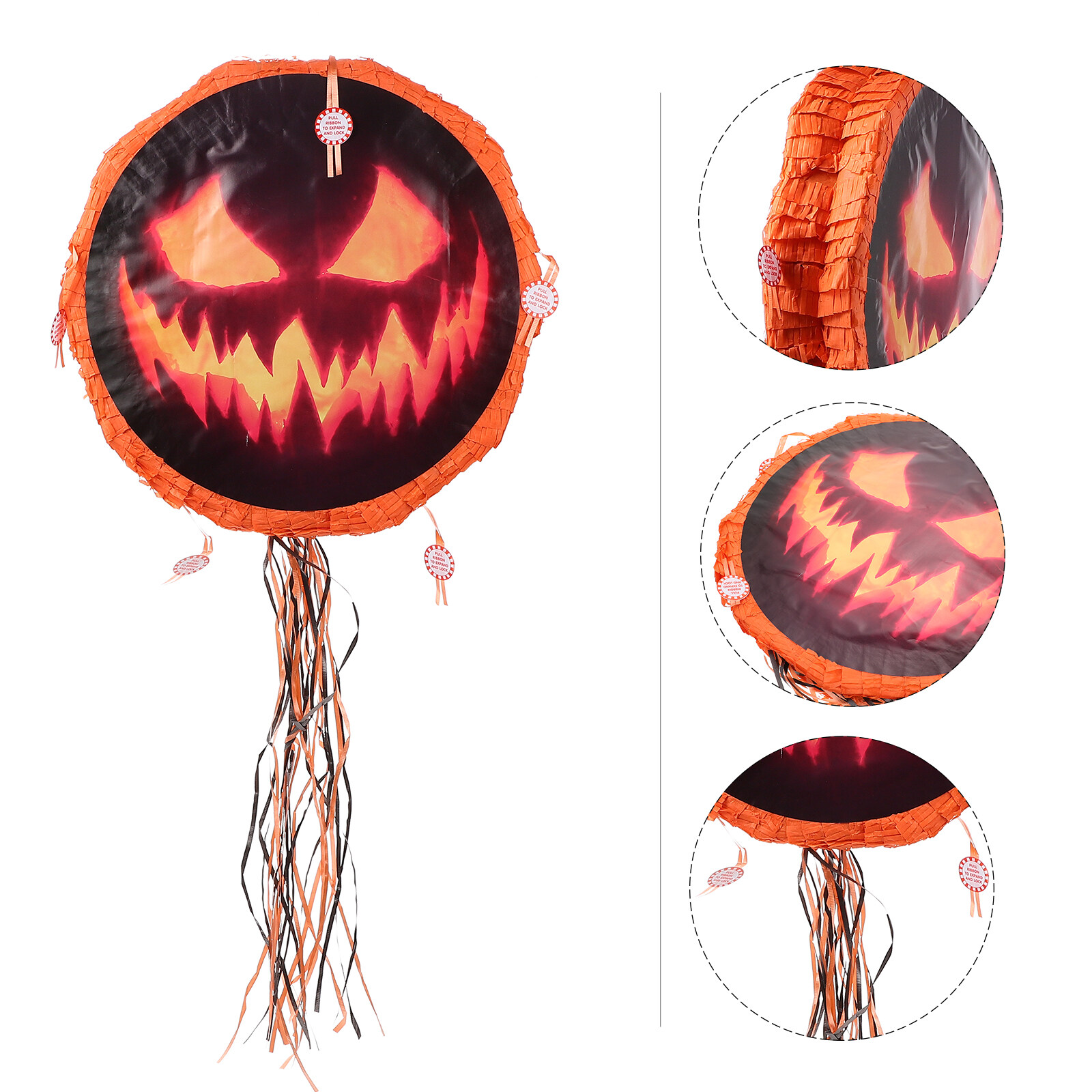1Pc Halloween Party Supply Pull String Folding Pumpkin Pinata for Party ...