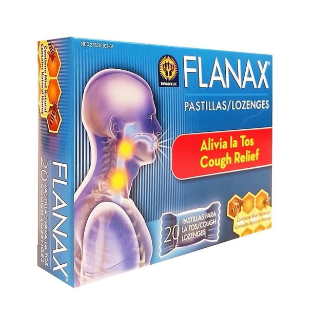 Flanax Cough Relief Lozenges, 20 count - Walmart.com