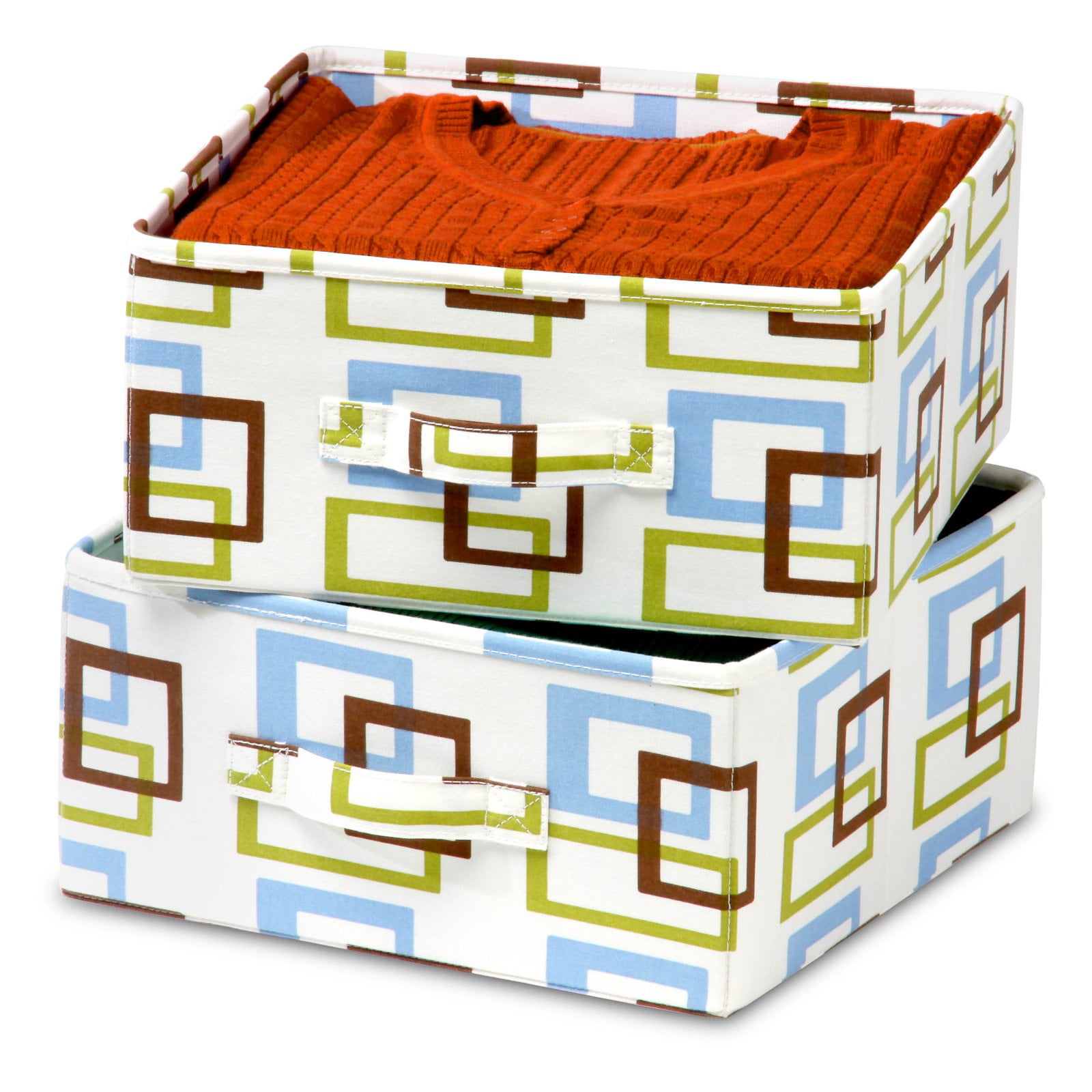 Honey Can Do 2 Pack Multi-Colored Storage Drawers- Multiple Colors ...