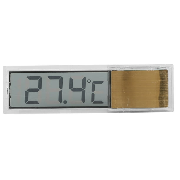 Crystal Aquarium Electronic Thermometer 3D LCD Fish Tank Temperature ...