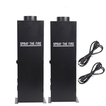 TCFUNDY 1500W Fog Machine w/ 24 LED 3 in 1 RGB Up Spray Fogger DMX-512 ...