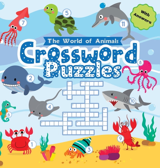 World of Animals Crossword Puzzles for Young Children : A Clever and ...