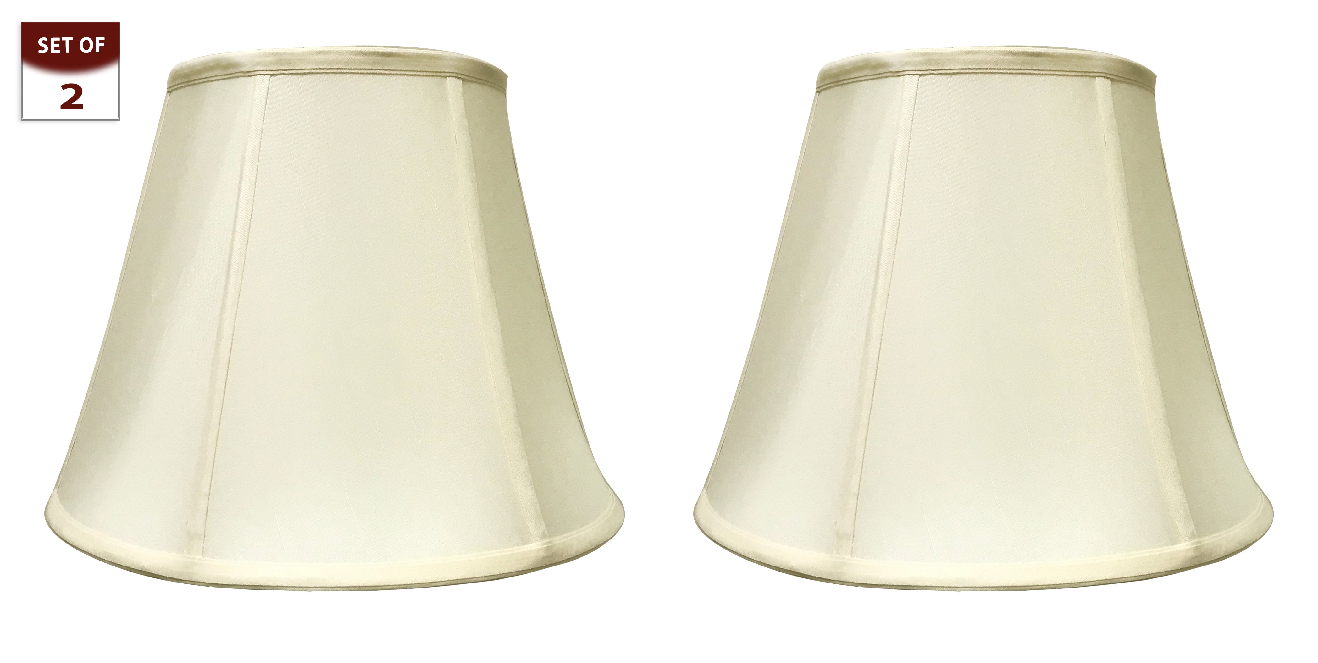 Royal Designs Deep Empire Essential Lamp Shade - Eggshell - 9 x 16 x 12 ...