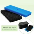 Qzbhct Coarse and Fine Sponge Pond Filter Replacement Pads for Pre ...