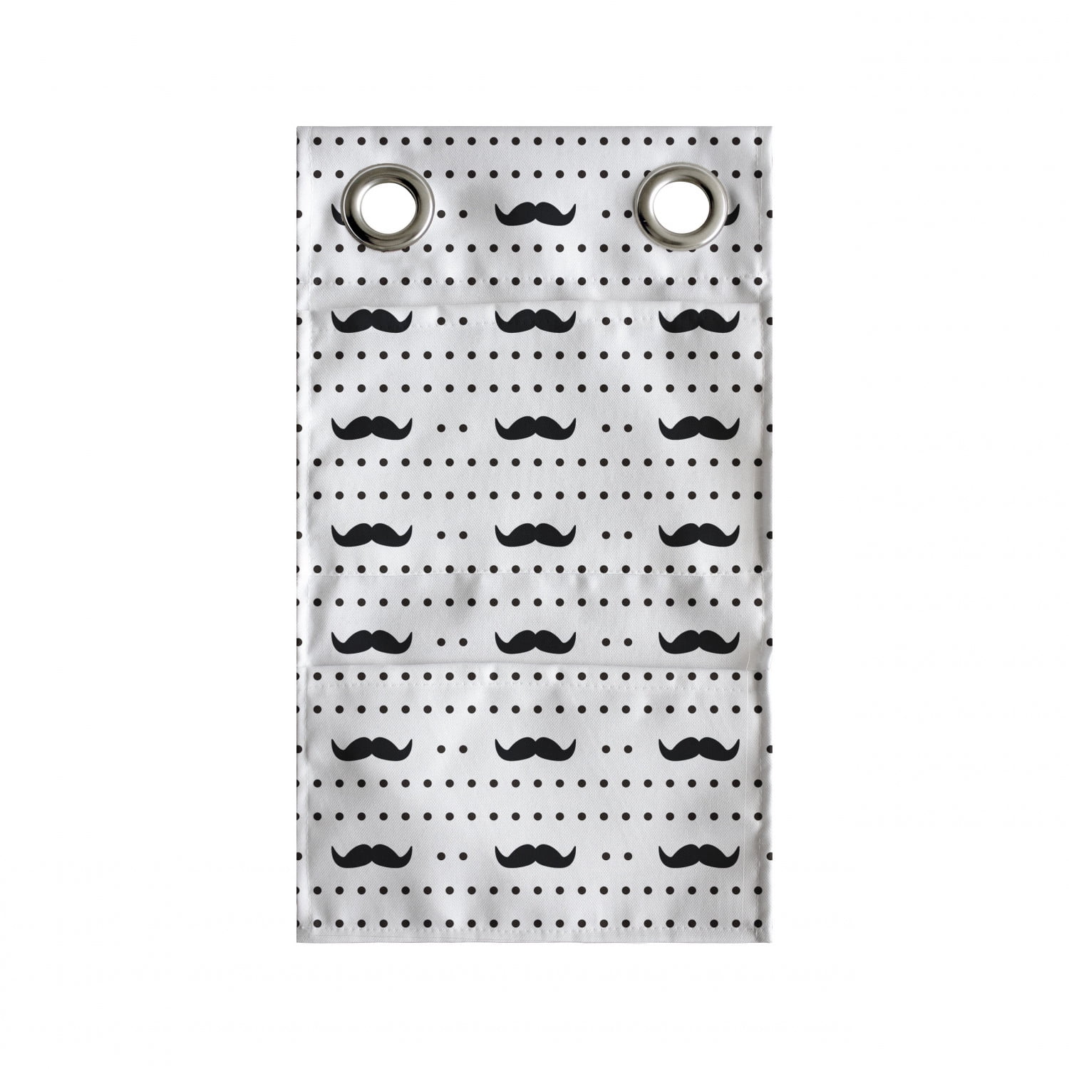Moustache Hanging Pocket Organizer, Rhythmic Dots Facial Hair Mustache ...