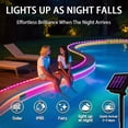 Solar LED Pool Rope Lights, Color-Changing Waterproof Lights with Auto ...