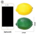 Luxtrada 12/6pcs Fake Lemon Artificial Fruits Lifelike Lemons ...