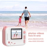 Dragon Touch Instant Print Camera for Kids, Zero Ink Toy Camera with ...