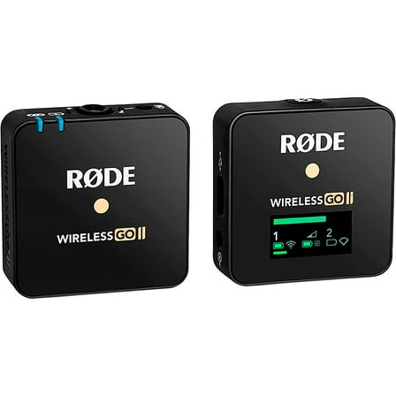 Rode Wireless GO II Dual Channel Wireless Microphone System, Compact ...