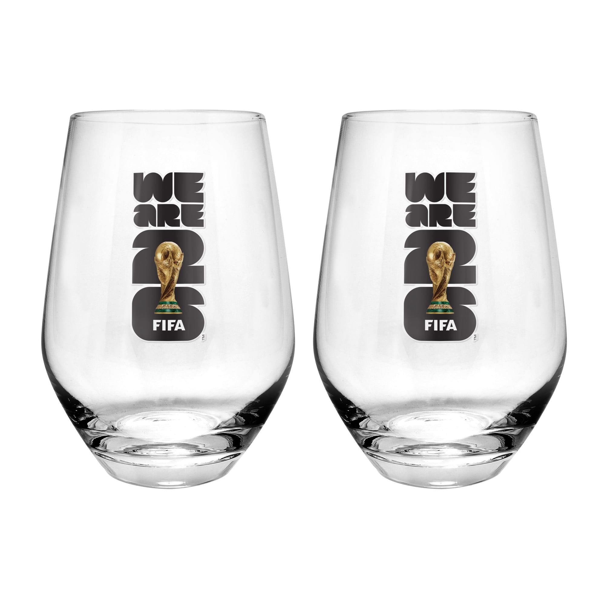Click here for Inglasco Fifa 2026 Emblem 2 Wine Glass 19 Oz prices