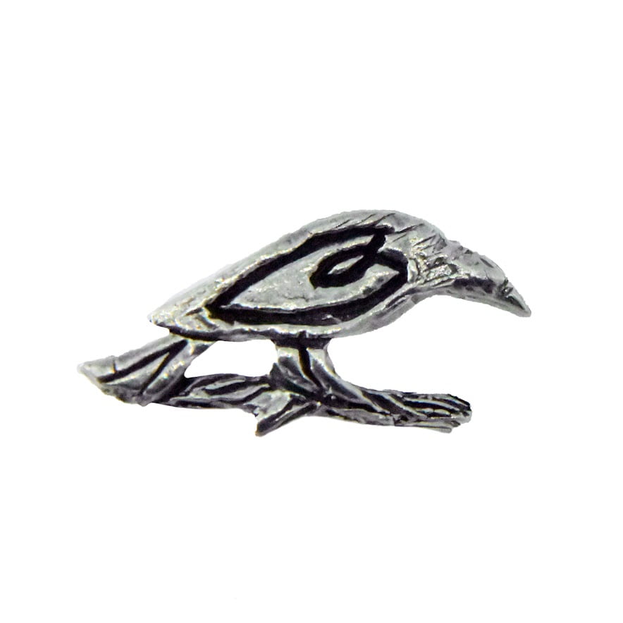 Odin's Raven Pin, Bird, Norse, G007, Nordic, Huginn, Muninn, Celtic ...