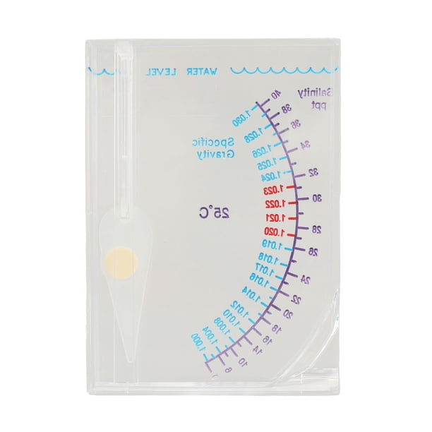 Aquarium Hydrometer, Hydrometer Salinity Tester Plastic For Seawater ...