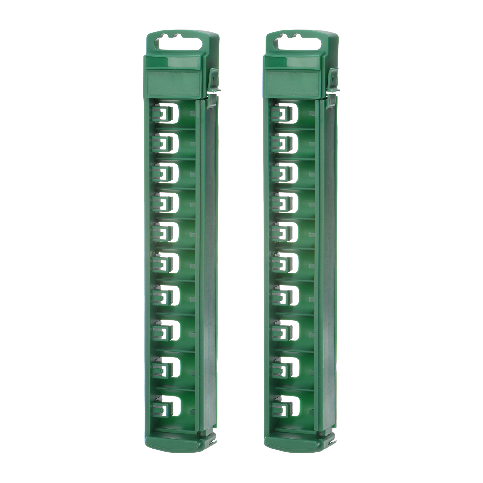 Uxcell Socket Organizer 1/2" Drive 10 Slots Portable Shallow Socket ...